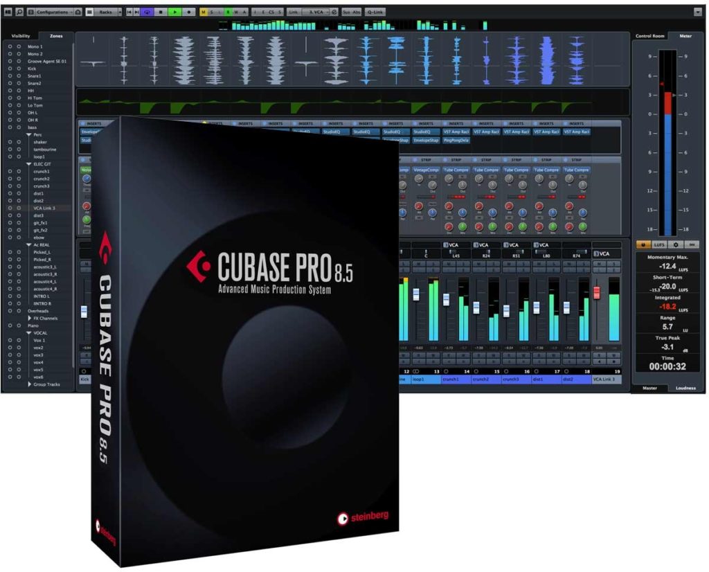 Studio-Upgrade! Cubase 8.5 Professional | ENERGY DAT MUSIC | STUDIO ...